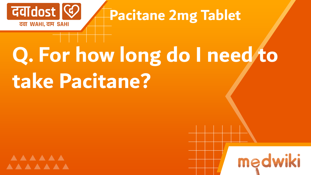 Pacitane 2mg Tablet 30s - Pfizer Ltd | Buy generic medicines at best ...