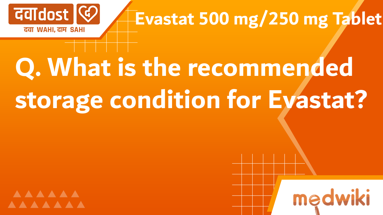 Evastat 500 mg/250 mg Tablet - Ferring Pharmaceuticals | Buy generic ...