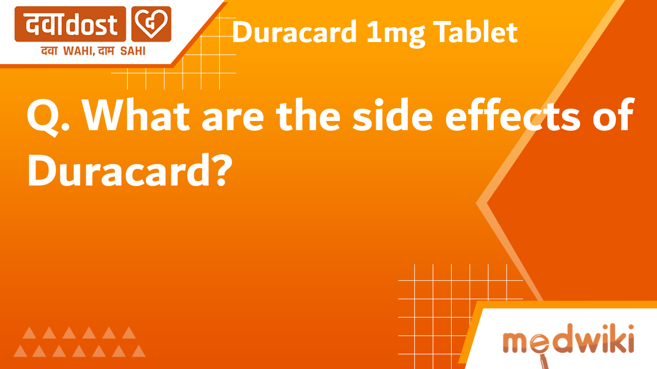 Duracard 1mg Tablet - Sun Pharmaceutical Industries Ltd | Buy generic ...
