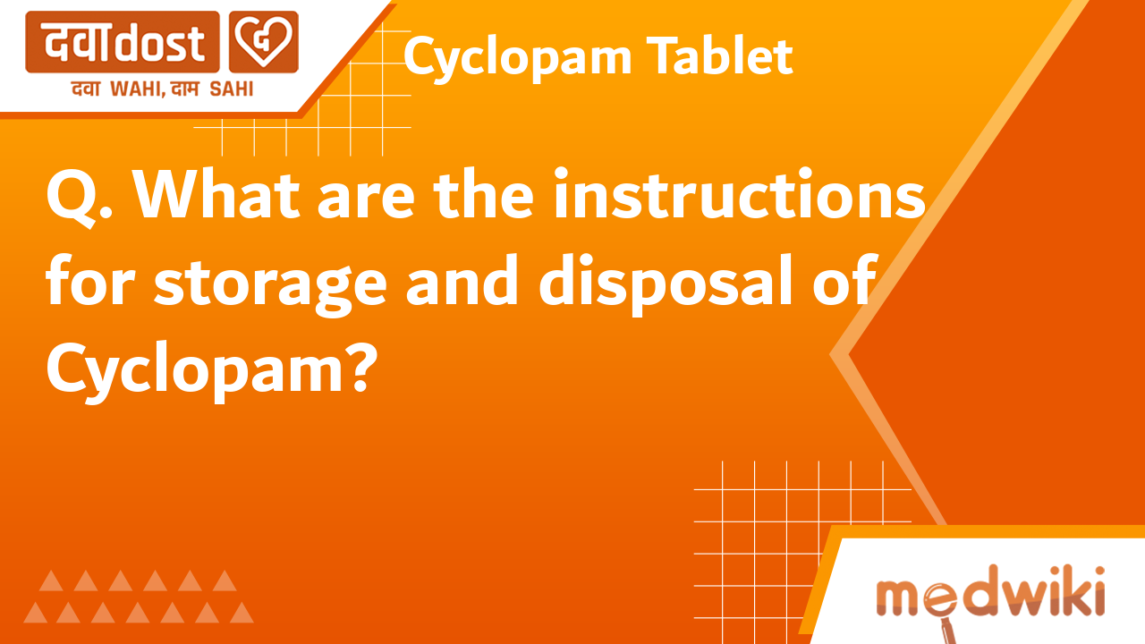 Cyclopam Tablet 10s - Indoco Remedies Ltd | Buy generic medicines at ...