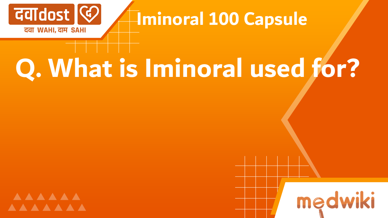 Iminoral 100mg Capsule 5s - Emcure Pharmaceuticals Ltd | Buy generic ...