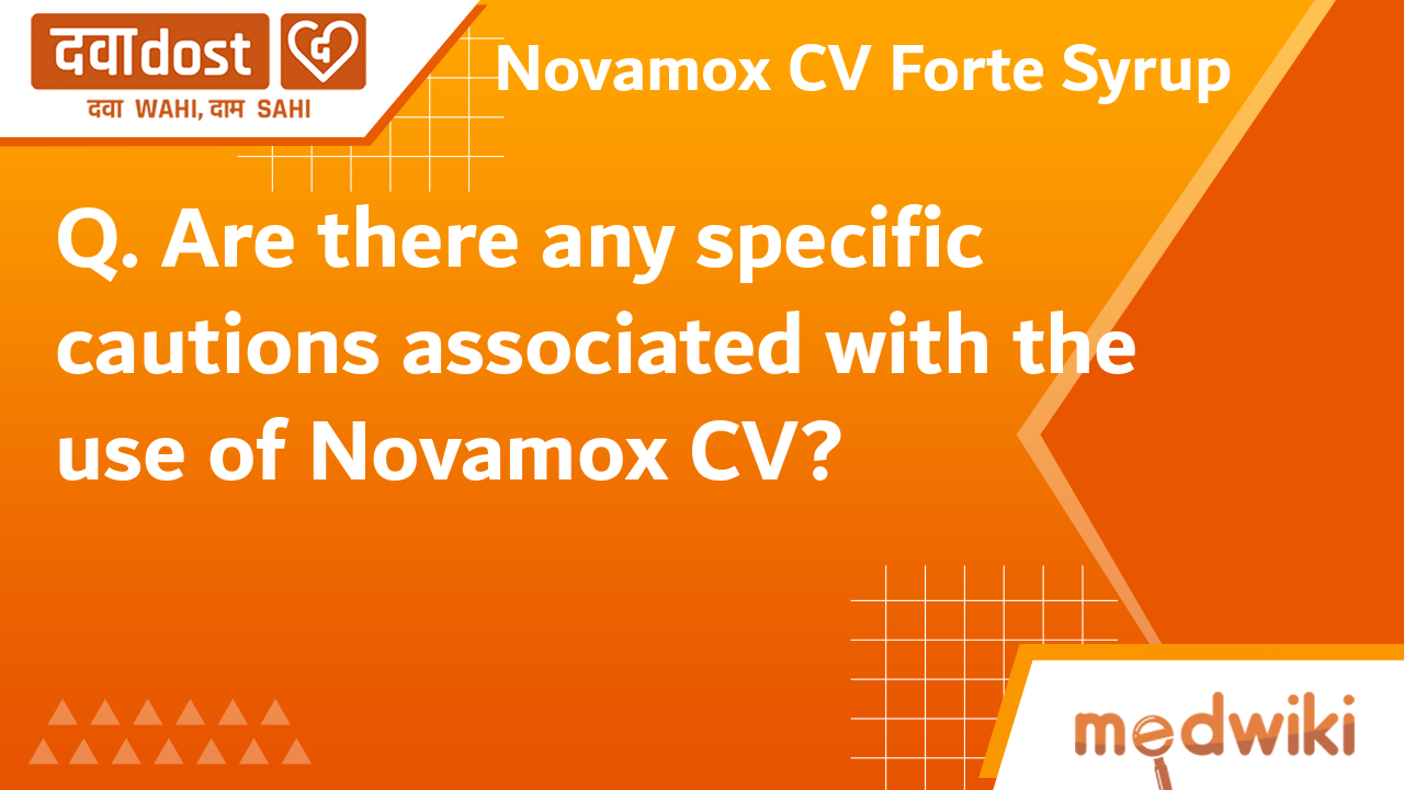 Novamox CV Forte Syrup 30ml - Cipla Ltd | Buy generic medicines at best ...