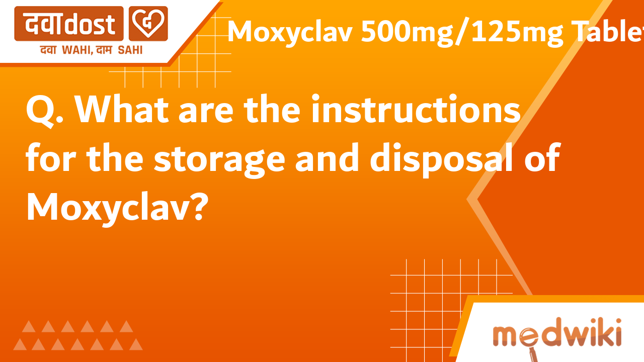 Moxyclav 500mg/125mg Tablet - B L Pharma Limited | Buy generic ...