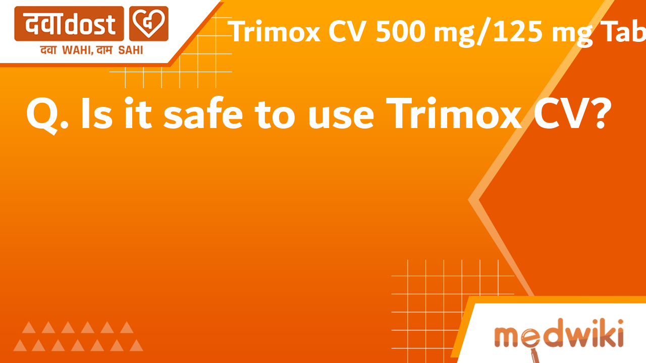 Trimox CV 500 mg/125 mg Tablet - Mapra Laboratories Pvt Ltd | Buy ...