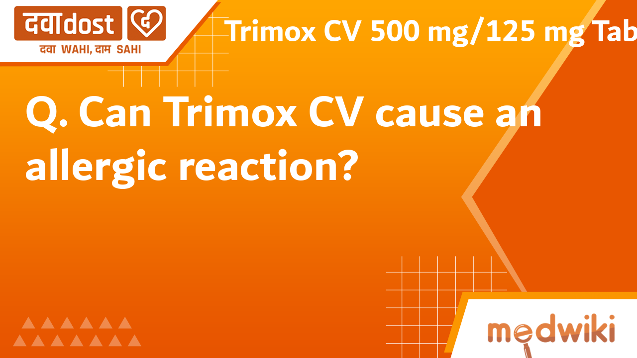 Trimox CV 500 mg/125 mg Tablet - Mapra Laboratories Pvt Ltd | Buy ...