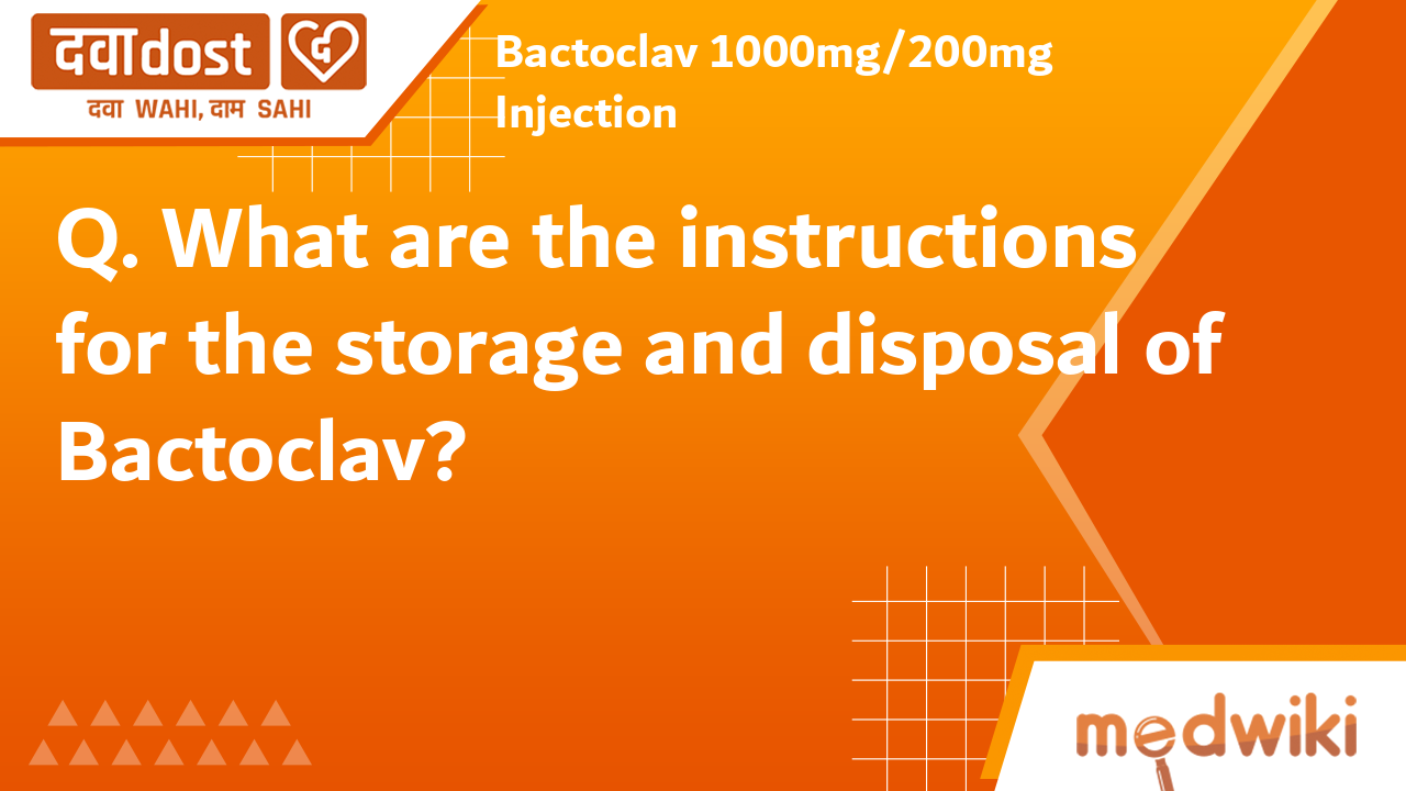 Bactoclav 1000mg/200mg Injection - Micro Labs Ltd | Buy generic ...