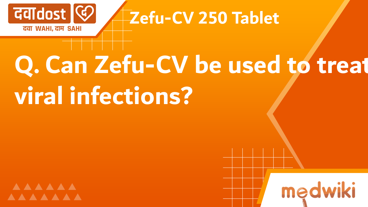 Zefu CV 250mg Tablet 10s - FDC Ltd | Buy generic medicines at best ...