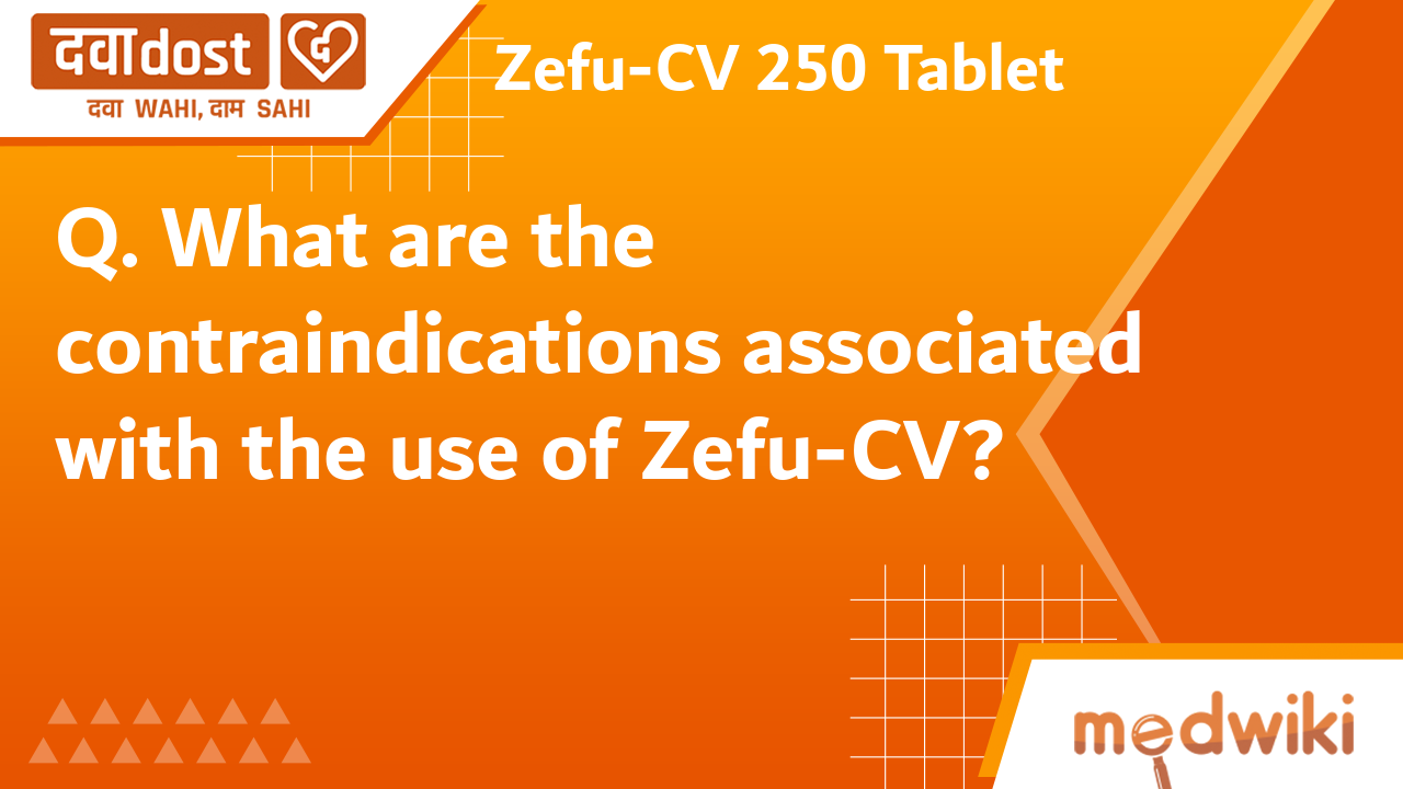 Zefu CV 250mg Tablet 10s - FDC Ltd | Buy generic medicines at best ...
