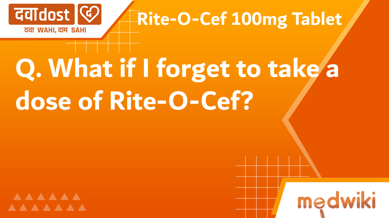 Rite-O-Cef 100mg Tablet - Micro Labs Ltd | Buy generic medicines at ...