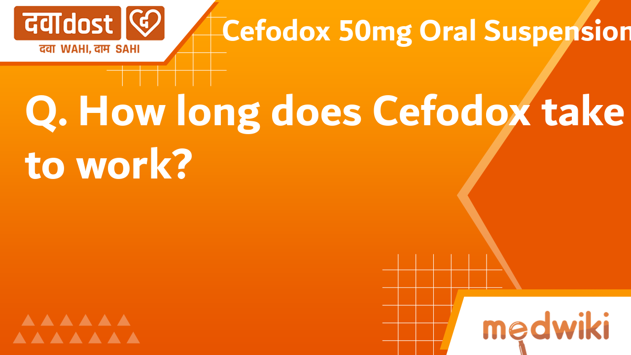 Cefodox 50mg Oral Suspension - Baxter India Pvt Ltd | Buy generic ...