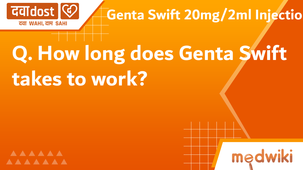 Genta Swift 20mg/2ml Injection - Ind Swift Laboratories Ltd | Buy ...