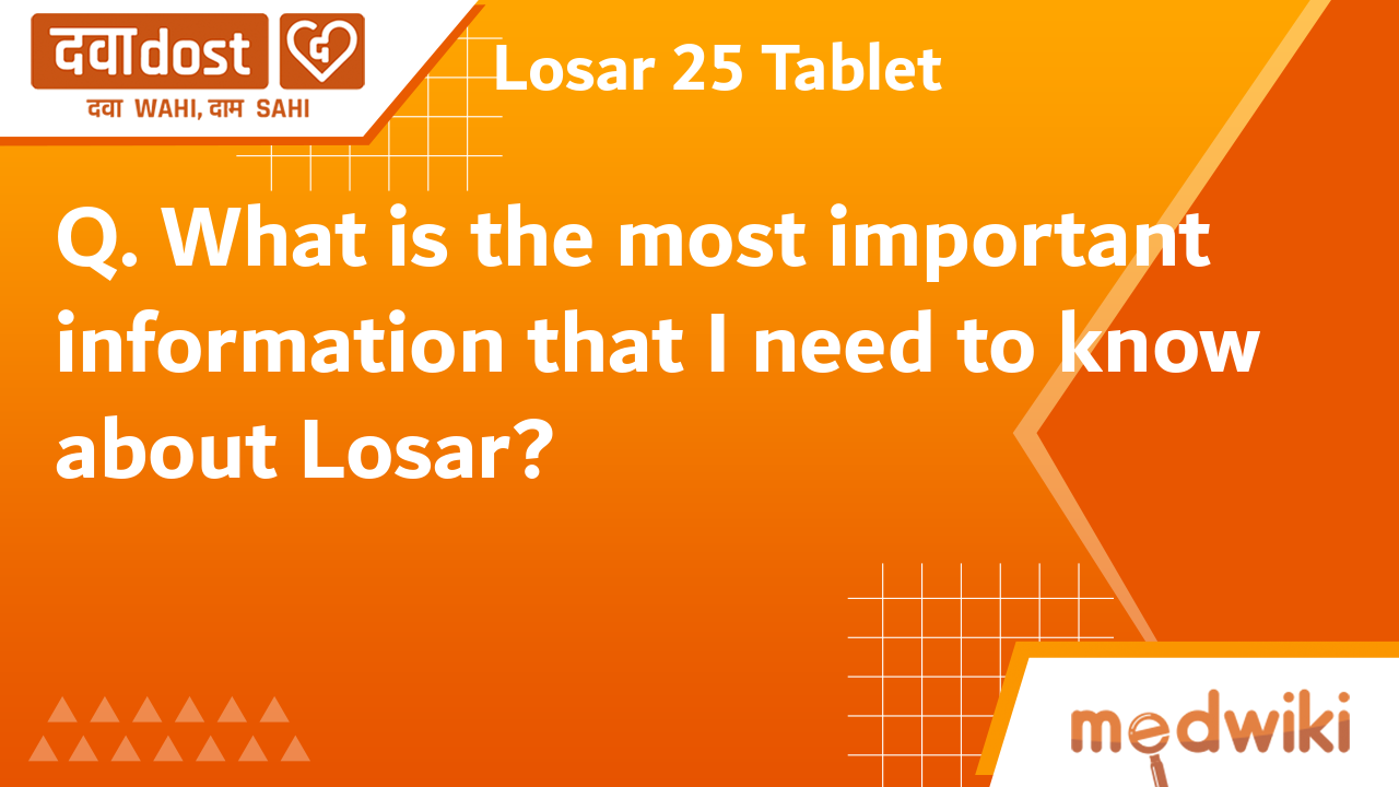 Losar 25mg Tablet 15s - Torrent Pharmaceuticals Ltd | Buy generic ...
