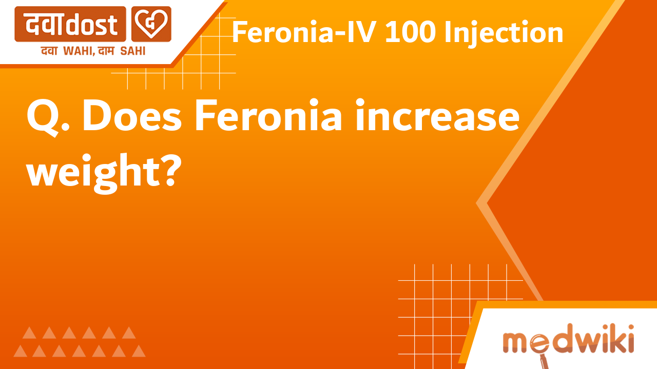 Feronia-IV 100 Injection - Zuventus Healthcare Ltd | Buy generic ...