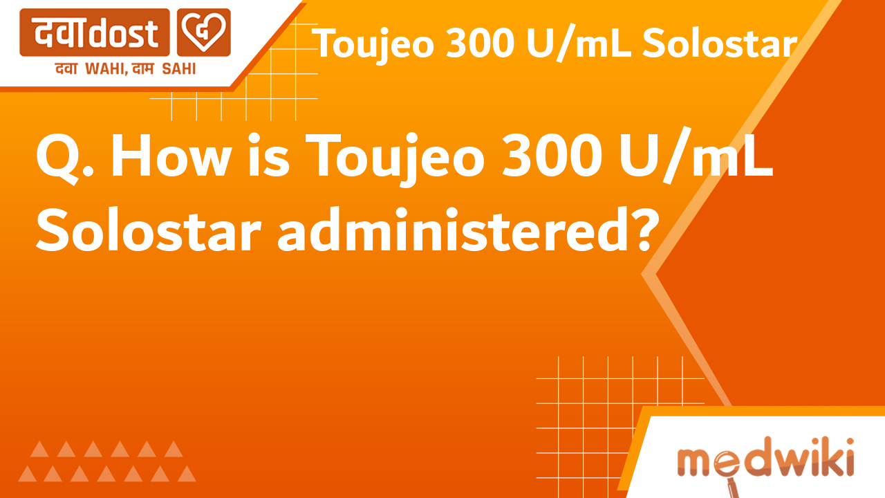 Toujeo 300 U/mL Solostar - Sanofi India Ltd | Buy generic medicines at ...