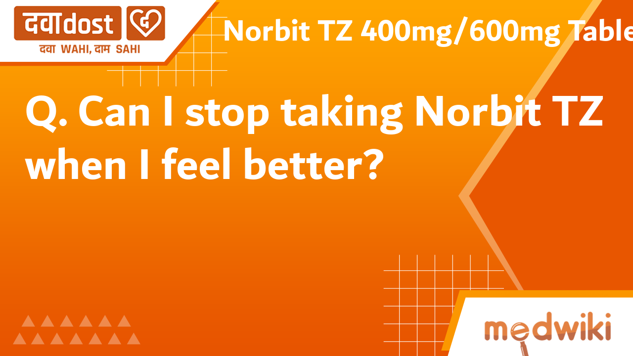 Norbit TZ 400mg/600mg Tablet - Ubit Pharmaceuticals Pvt Ltd | Buy ...