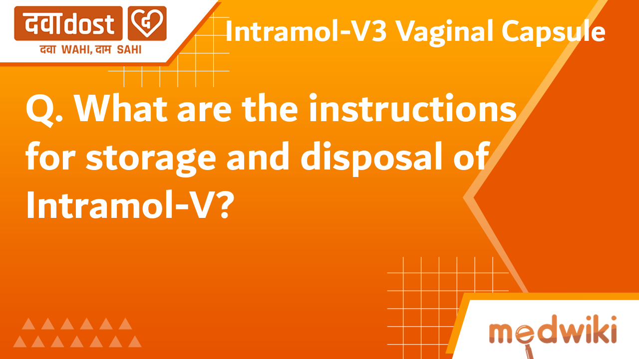 Intramol-V3 Vaginal Capsule - Intra Life | Buy generic medicines at ...