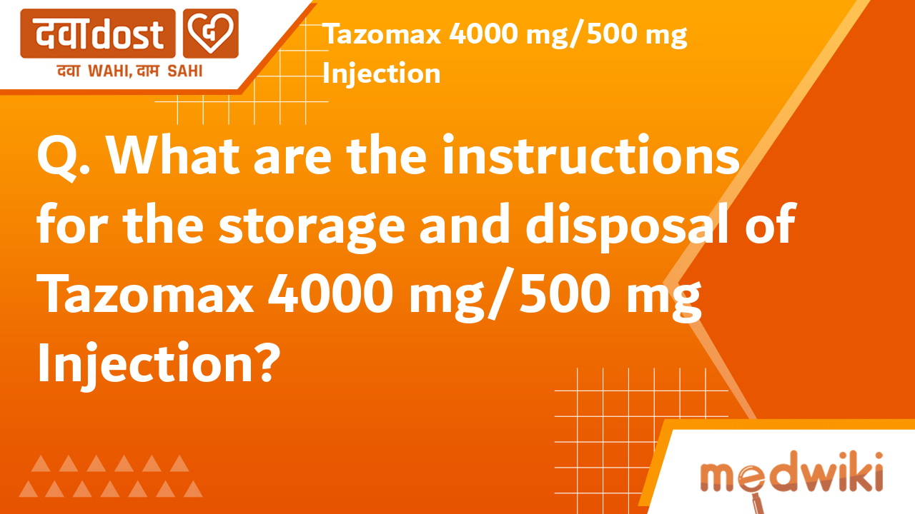 Tazomax 4000 mg/500 mg Injection - Parenteral Drugs India Ltd | Buy ...