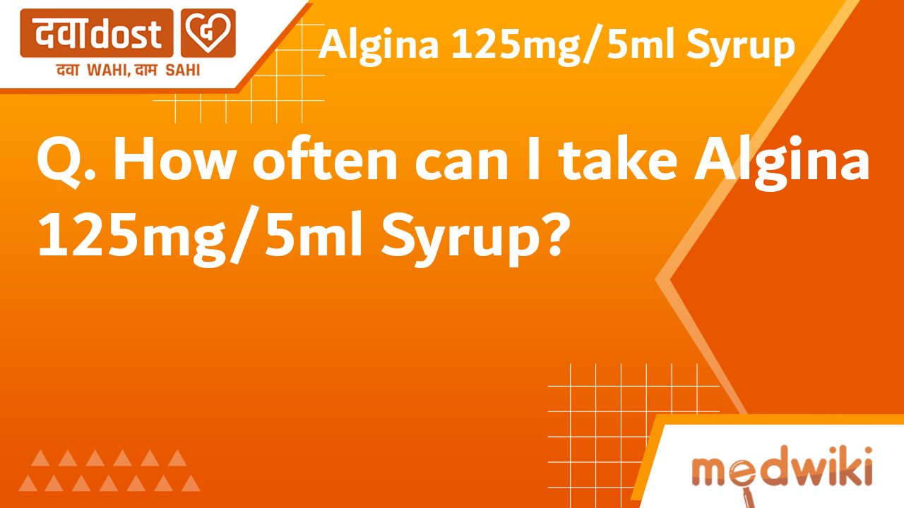 Algina 125mg/5ml Syrup - Geno Pharmaceuticals Ltd | Buy generic ...