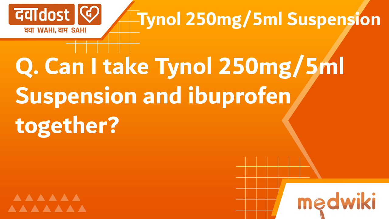 Tynol 250mg/5ml Suspension - Gujarat Terce Laboratories Ltd | Buy ...