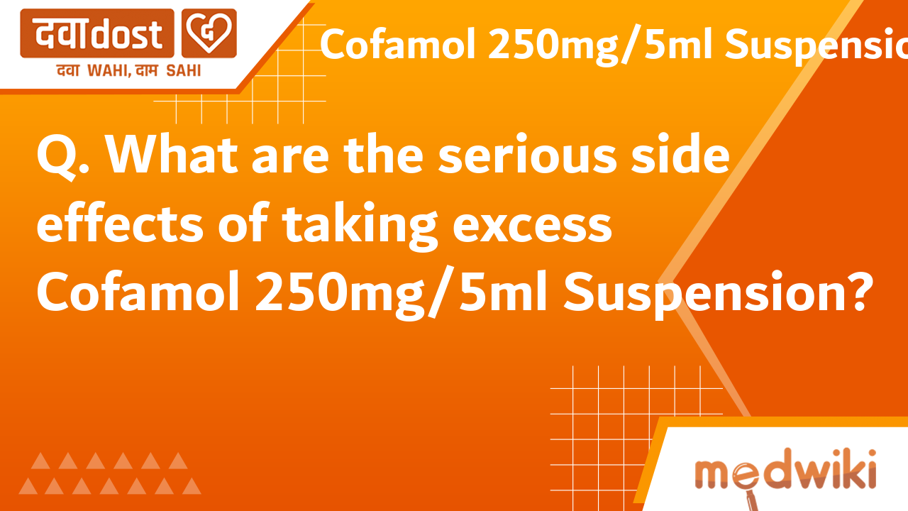 Cofamol 250mg/5ml Suspension - Adcock Ingram Healthcare Pvt Ltd | Buy ...