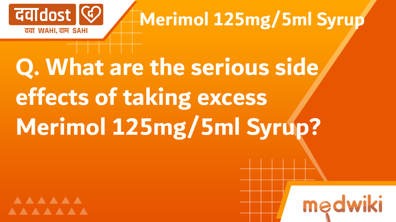 Merimol 125mg/5ml Syrup - Wockhardt Ltd | Buy generic medicines at best ...