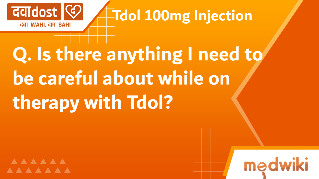 Tdol 100mg Injection - Troikaa Pharmaceuticals Ltd | Buy generic ...