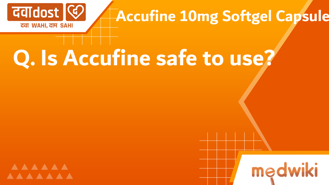 Accufine 10mg Softgel Capsule - Healing Pharma India Pvt Ltd | Buy ...
