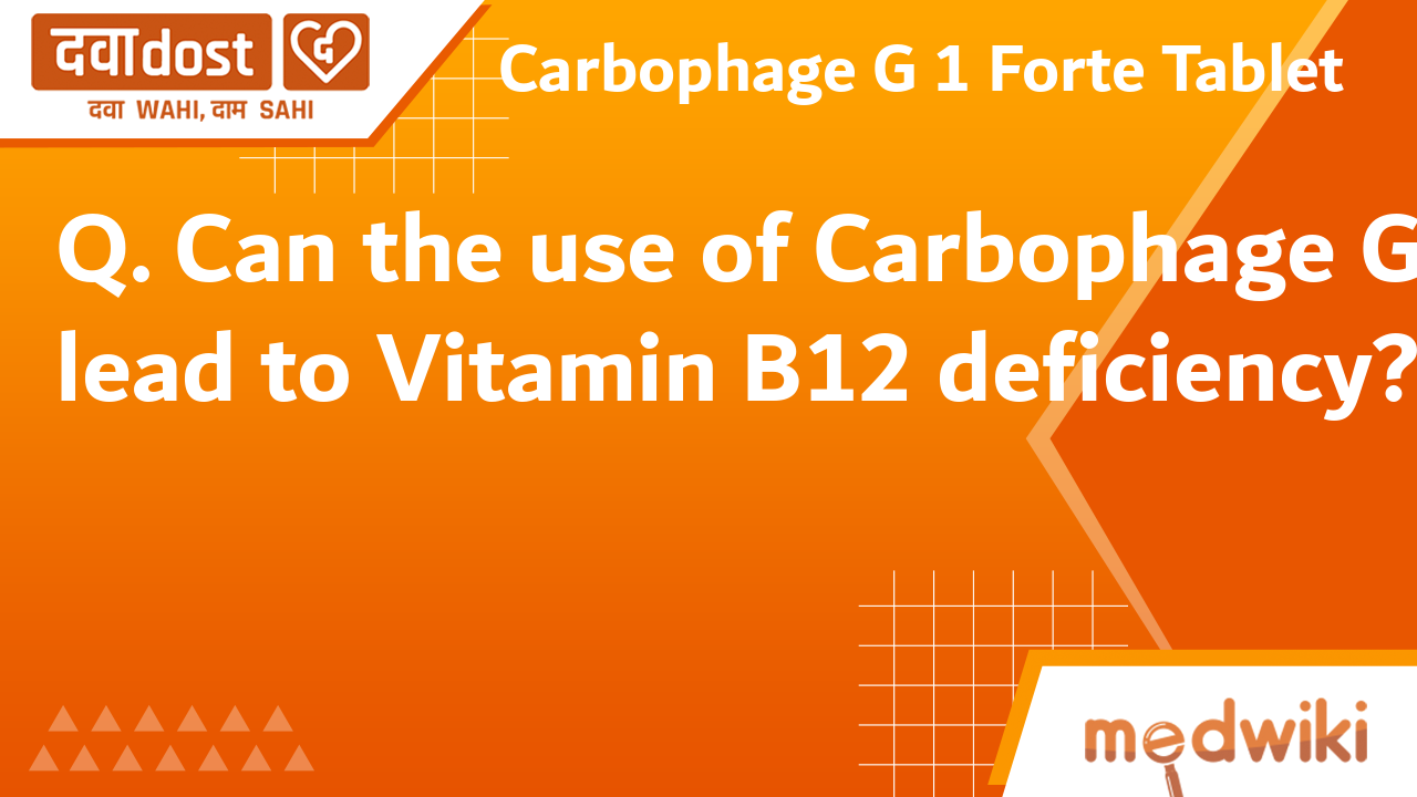 Carbophage G 1mg/1000mg Forte Tablet 10s - Merck Ltd | Buy generic ...