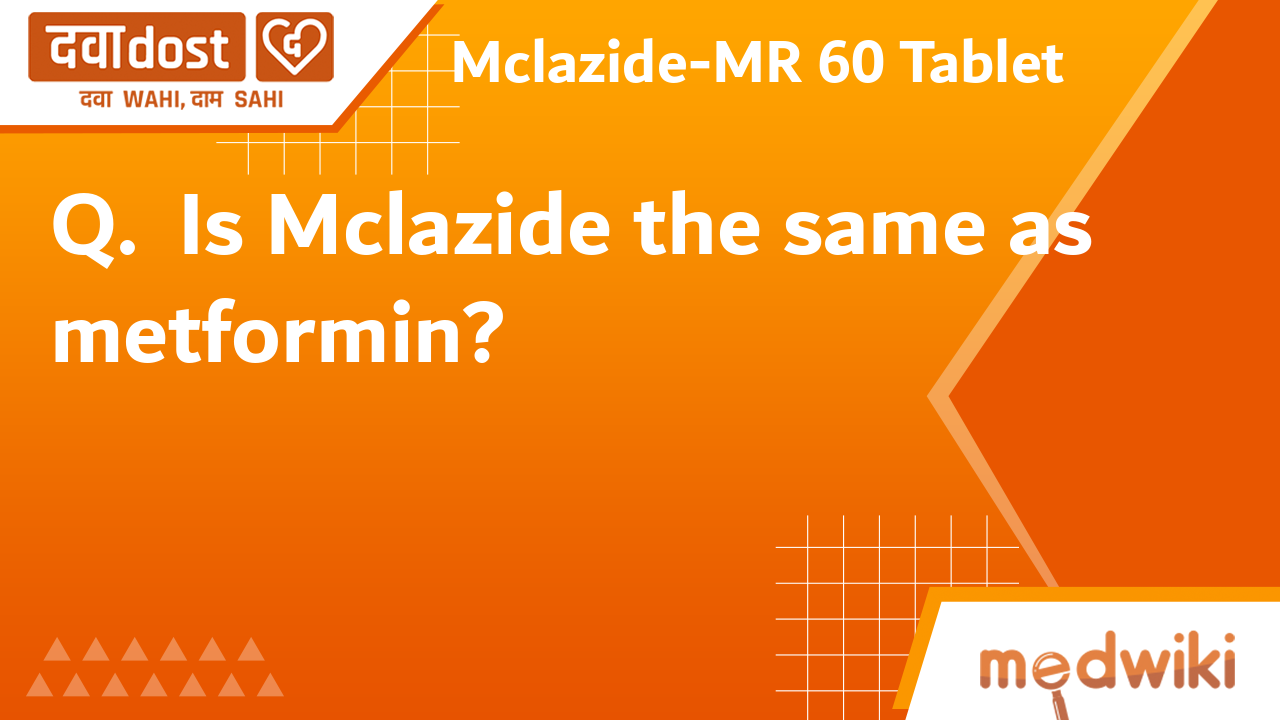 Mclazide-MR 60 Tablet - Mitoch Pharma Pvt Ltd | Buy generic medicines ...