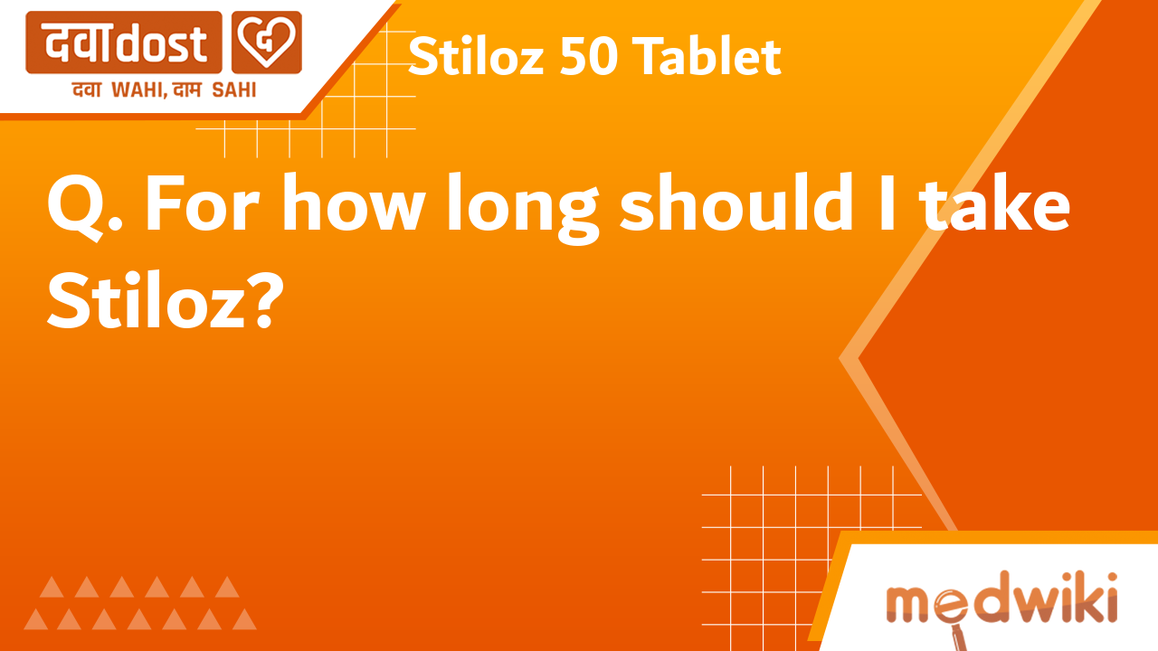 Stiloz 50 Tablet 15s - Integrace Pvt Ltd | Buy generic medicines at ...