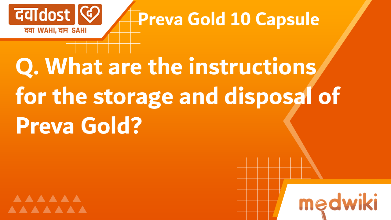 Preva Gold 10 Capsule 10s - Intas Pharmaceuticals Ltd | Buy generic ...