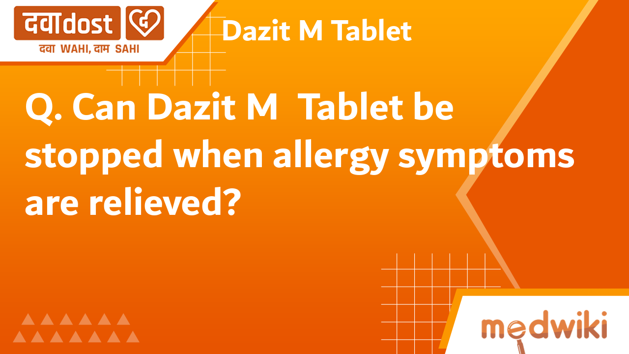 Dazit M 5mg/10mg Tablet 10s - Sun Pharmaceutical Industries Ltd | Buy ...