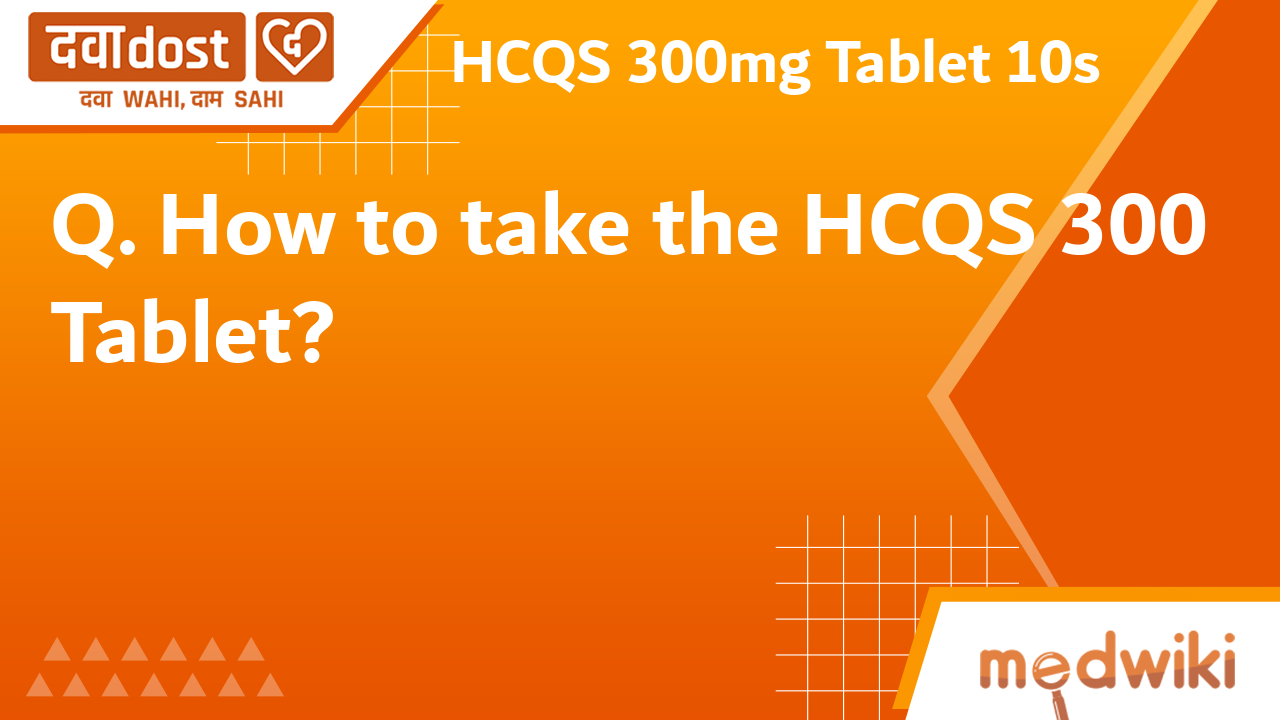 HCQS 300mg Tablet 10s - Ipca Laboratories Ltd | Buy generic medicines ...