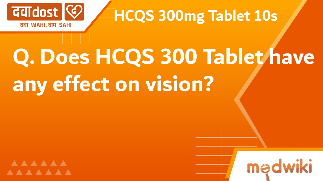 HCQS 300mg Tablet 10s - Ipca Laboratories Ltd | Buy generic medicines ...