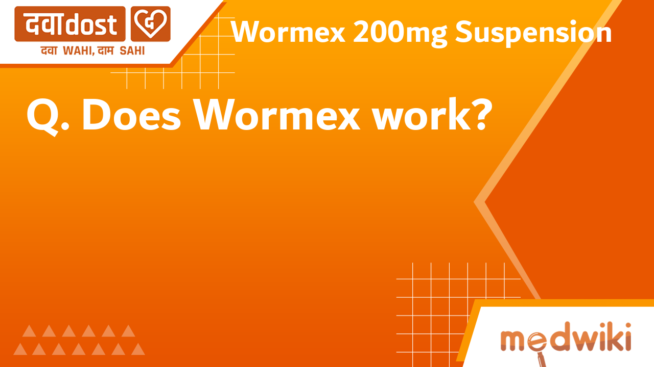 Wormex 200mg Suspension - Cipla Ltd | Buy generic medicines at best ...
