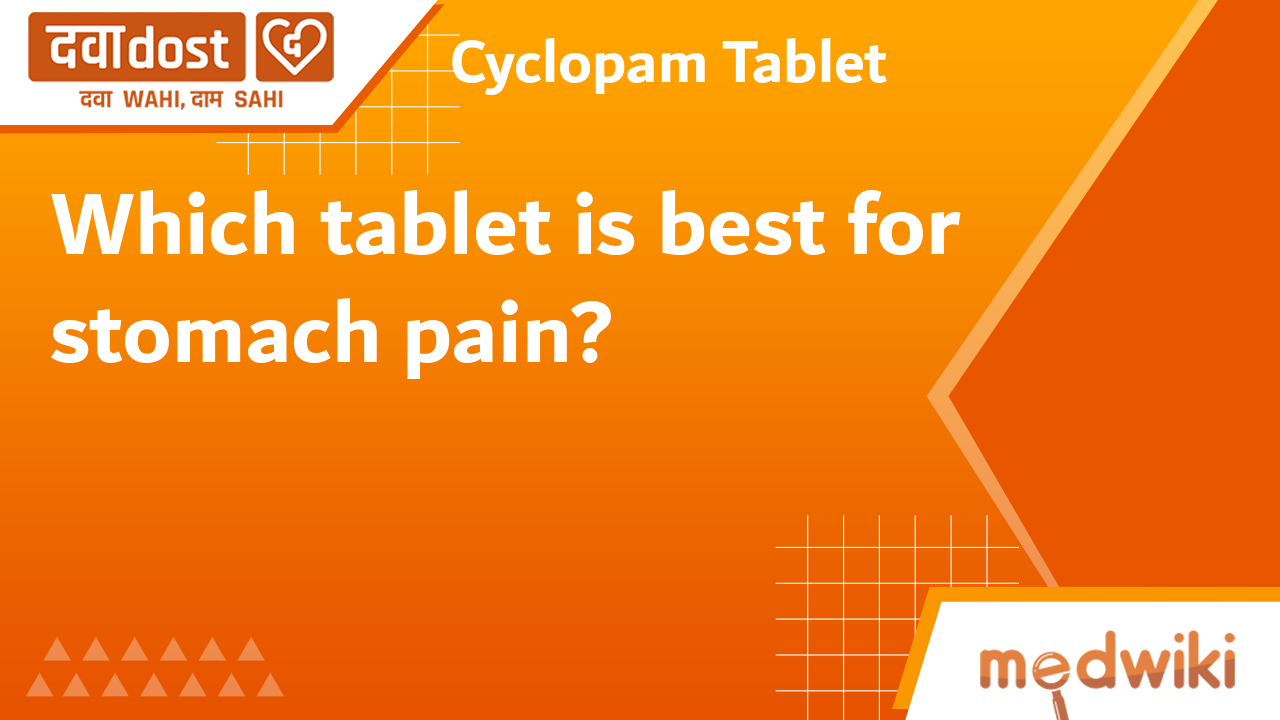 Cyclopam Tablet 10s - Indoco Remedies Ltd | Buy generic medicines at ...
