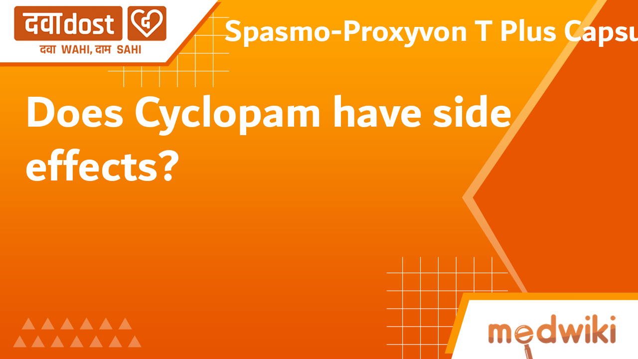 Spasmo-Proxyvon T Plus Capsule - Wockhardt Ltd | Buy generic medicines ...