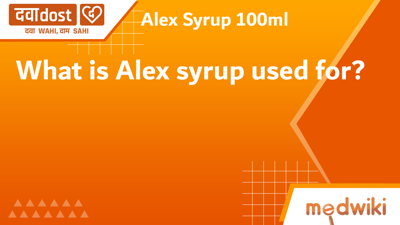 Alex Syrup SF 100ml - Glenmark Pharmaceuticals Ltd | Buy generic ...