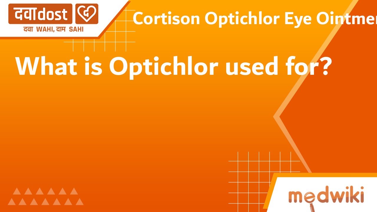 Cortison Optichlor Eye Ointment - Entod Pharmaceuticals Ltd | Buy ...