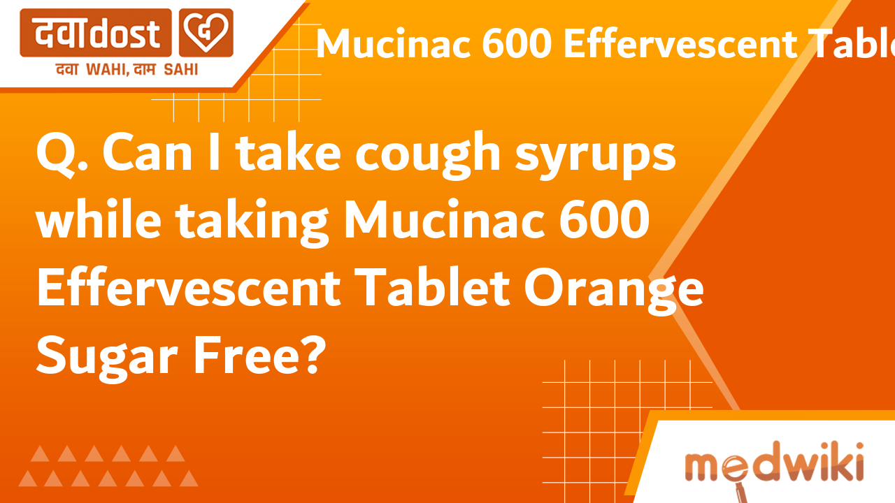 Mucinac 600mg Effervescent Tablet 10s - Cipla Ltd | Buy generic ...
