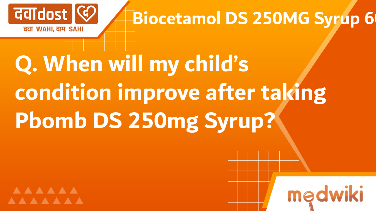 Biocetamol DS 250MG Syrup 60ml - Biochem Pharmaceutical Industries ...
