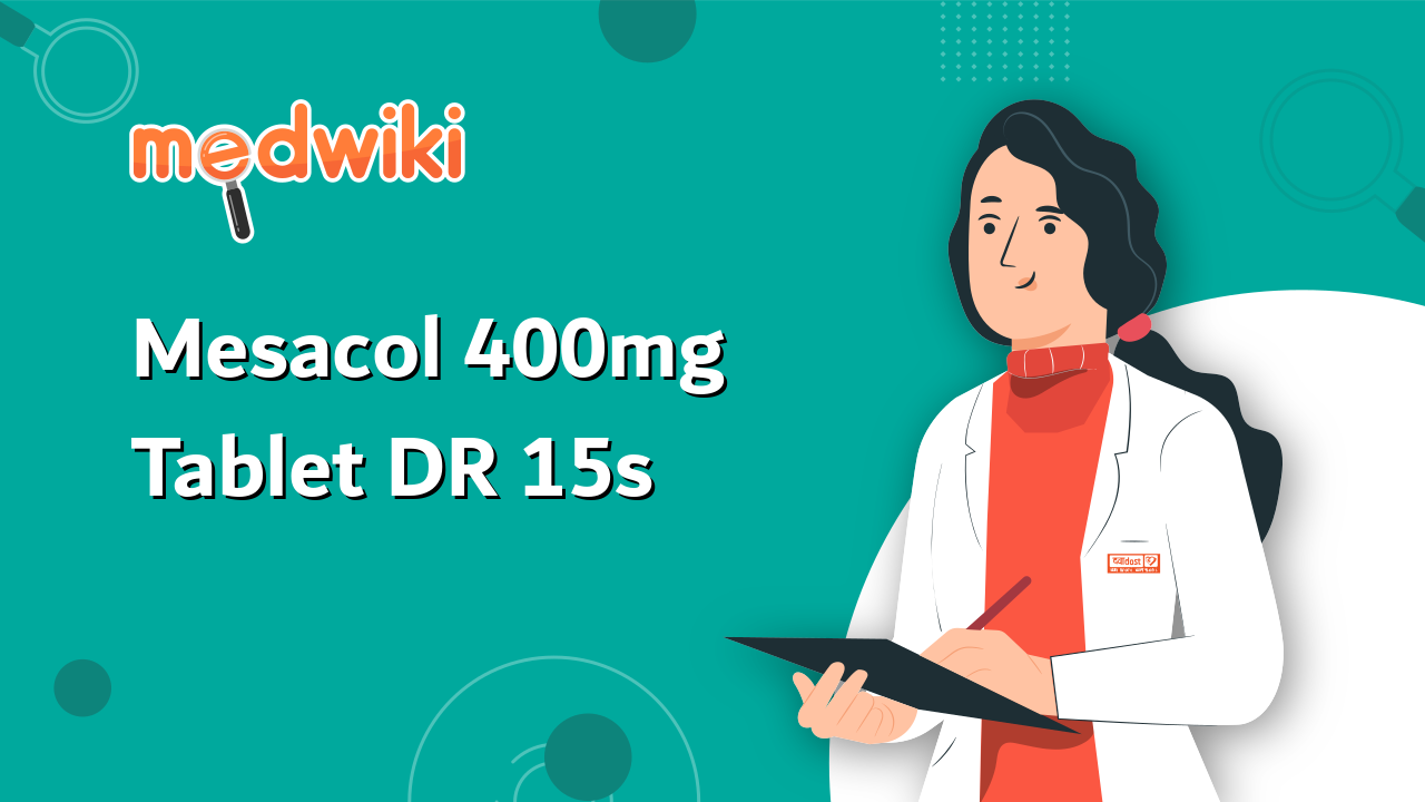 Mesacol 400mg Tablet DR 15s | Mesalazine/Mesalamine (400mg)