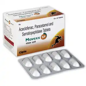 Movexx SP Tablet: View Uses, Side Effects, How to use & Price