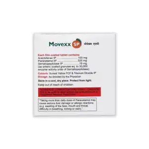 Movexx SP Tablet: View Uses, Side Effects, How to use & Price