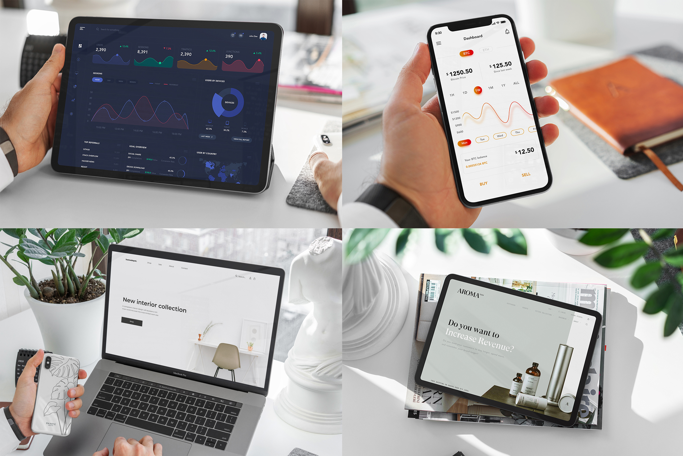 Apple Multi Device Mockup Lifestyle - Design Cuts Apple Multi Device Mockup Lifestyle - Design Cuts