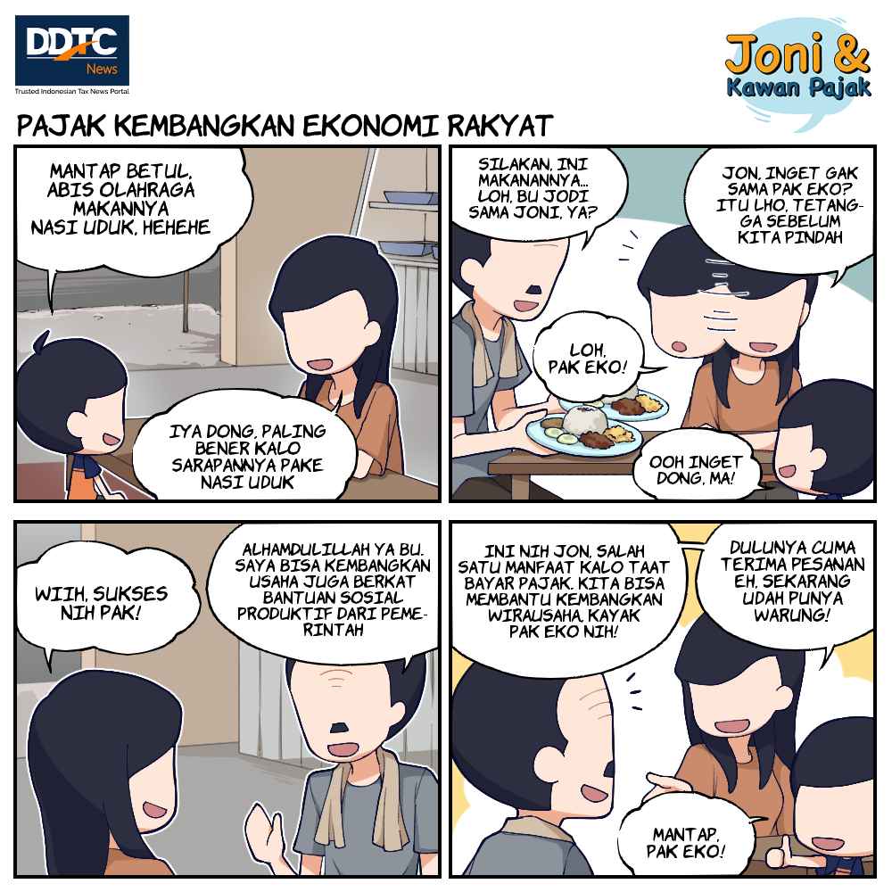 Pajak Kembangkan Ekonomi Rakyat