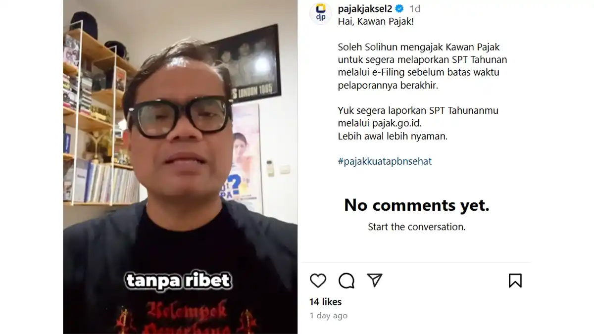 Ajak WP Lapor SPT Tahunan Lewat e-Filing, Soleh Solihun: Tanpa Ribet Ajak WP Lapor SPT Tahunan Lewat e-Filing, Soleh Solihun: Tanpa Ribet