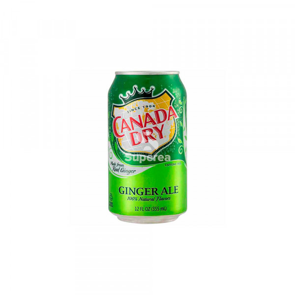 Gaseosa Ginger Ale Canada Dry Lata 355ml | Mercandu