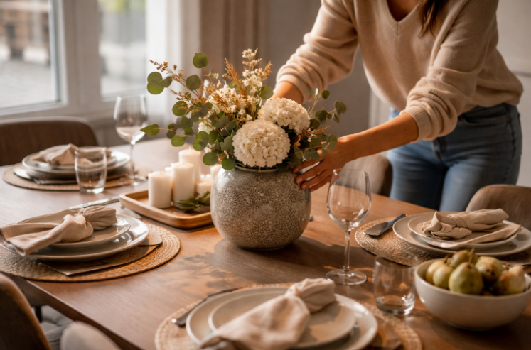 Dining Table Centerpiece Ideas for Modern & Stylish Homes | Deco