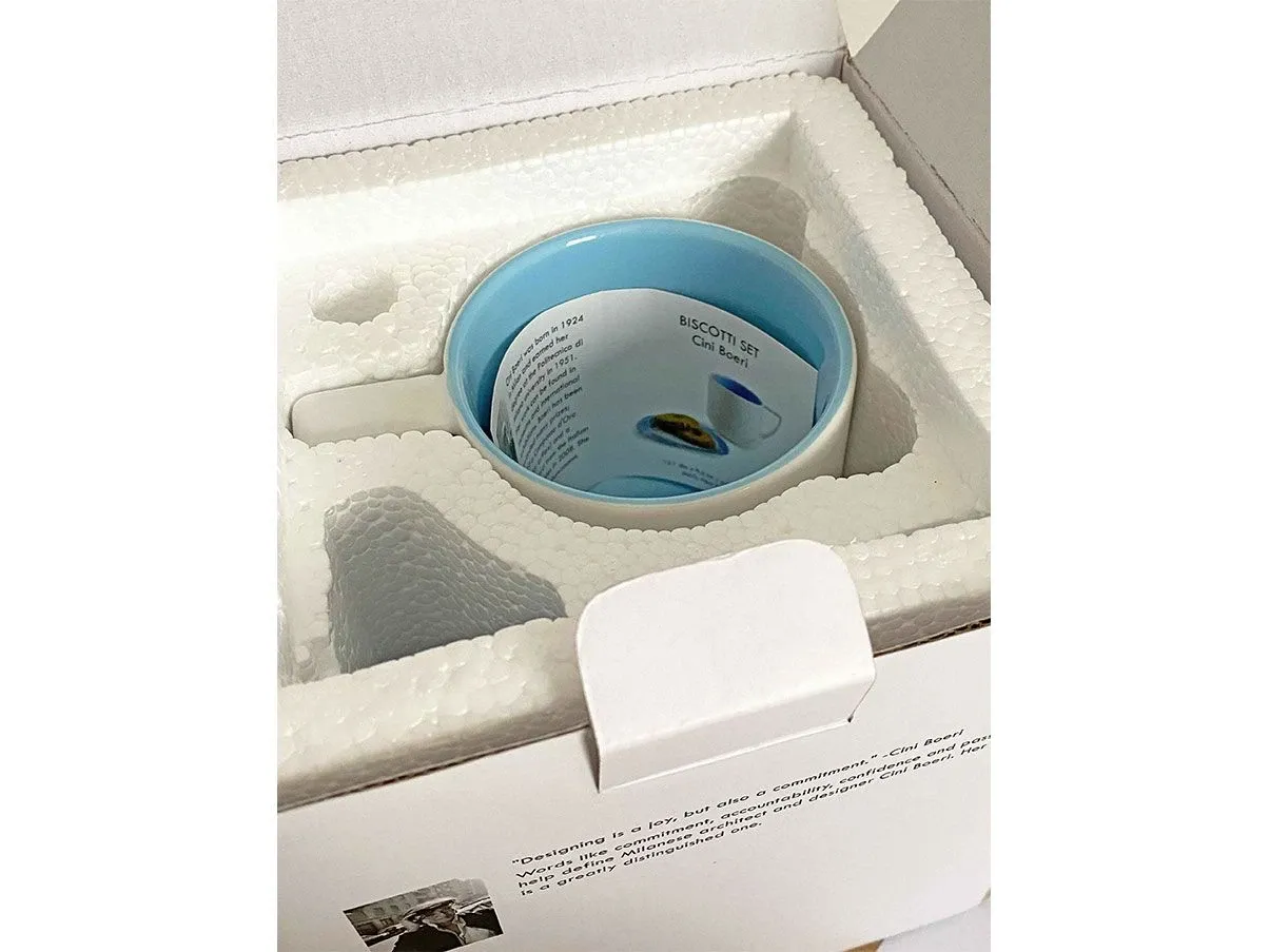 Porcelain biscuit set by Cini Boeri, Design Memorabilia | Deesup